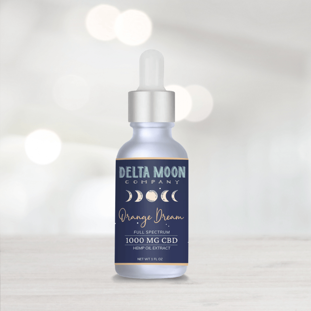 1000mg CBD Tincture | Full Spectrum Hemp Oil Extract | Orange Dream